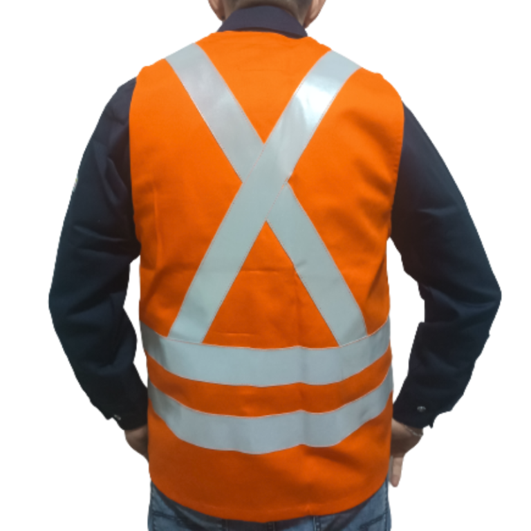 Chaleco Geólogo Ignífugo Heavy Naranjo - Comercial SCI